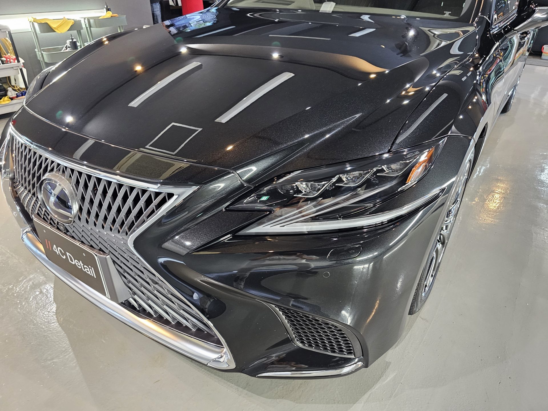 2018年式レクサスLS500h 4Cプレミアムガラスコーティング施工 横浜市保土ヶ谷区 – 4C Detail フォーシーディテイル 車 ...